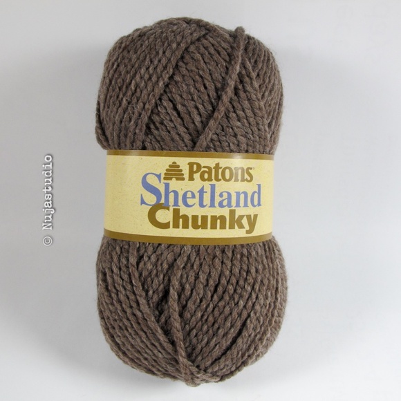 Patons | Office | 2 Skeins Patons Shetland Chunky Yarn Deep Taupe ...